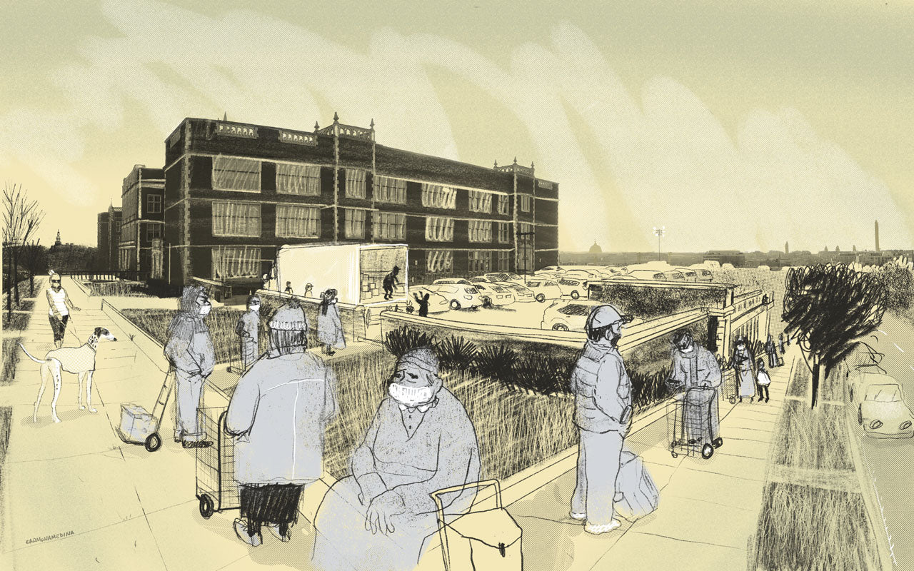 Food Bank Lines - Prints and postcards from Washington DC – The Culture ...
