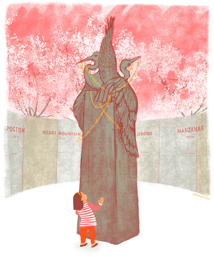 Japanese American Memorial - Prints and postcards from Washington DC ...